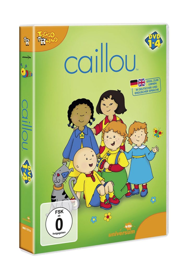 Caillou DVD Box: Kinderserie Caillou mit 48 Geschichten in 4 DVDs